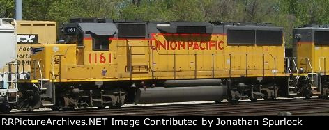 UP 1161, conductor's side view